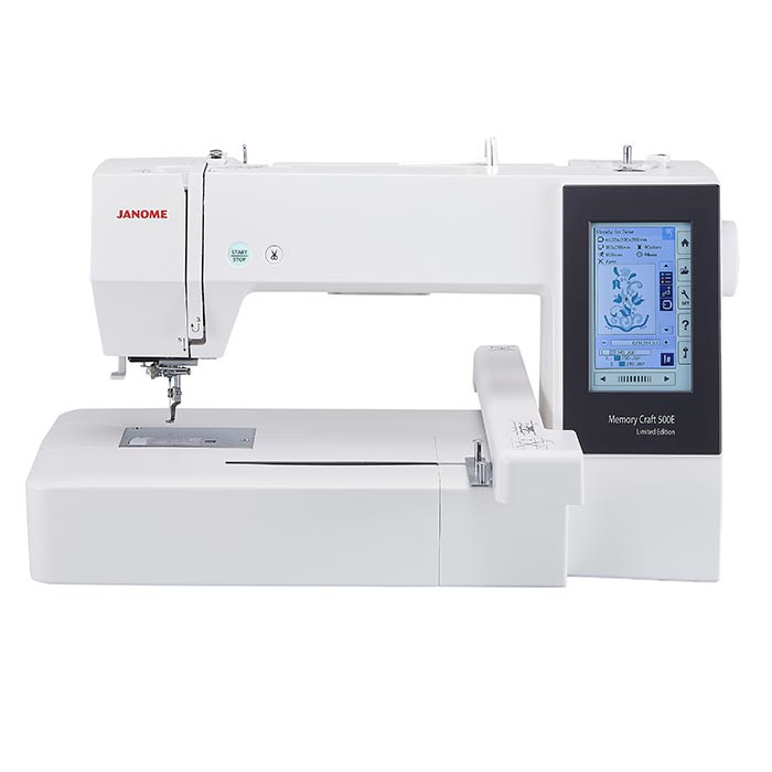 JANOME MC 500E Limited Edition | Comparateur STECKER: Machines à ...